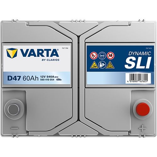 Varta D47 Car Battery Type 005L (560410054)